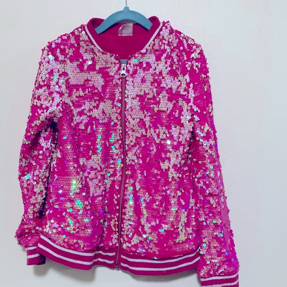 wonder nation | Jackets & Coats | Wonder Nation Kid Girl Sequin Barbie ...